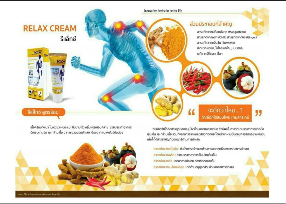 relax_cream - กรีนเคอมิน Green Curmin ขมิ้นชัน บรรเทาอาการ กรดไหลย้อน